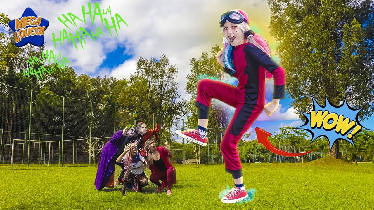 A FILHA DA HARLEY QUINN ALICE FICOU GIGANTE - EMOCIONANTE - YouTube