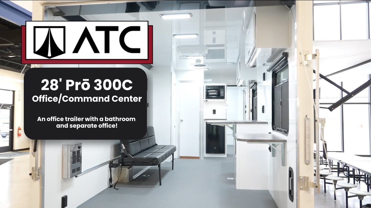 ATC Office/Command Center Trailer - 28' Prō 300c - YouTube