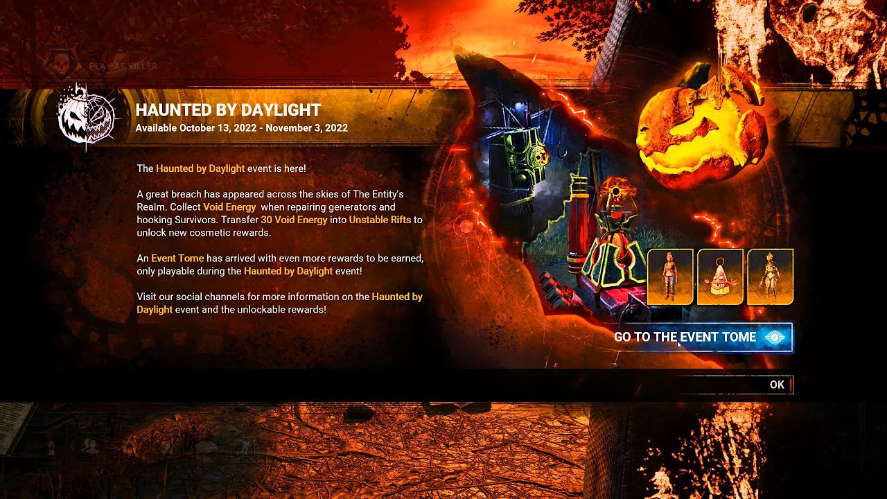 This Is Dead By Daylights New Halloween Event 2022 - YouTube