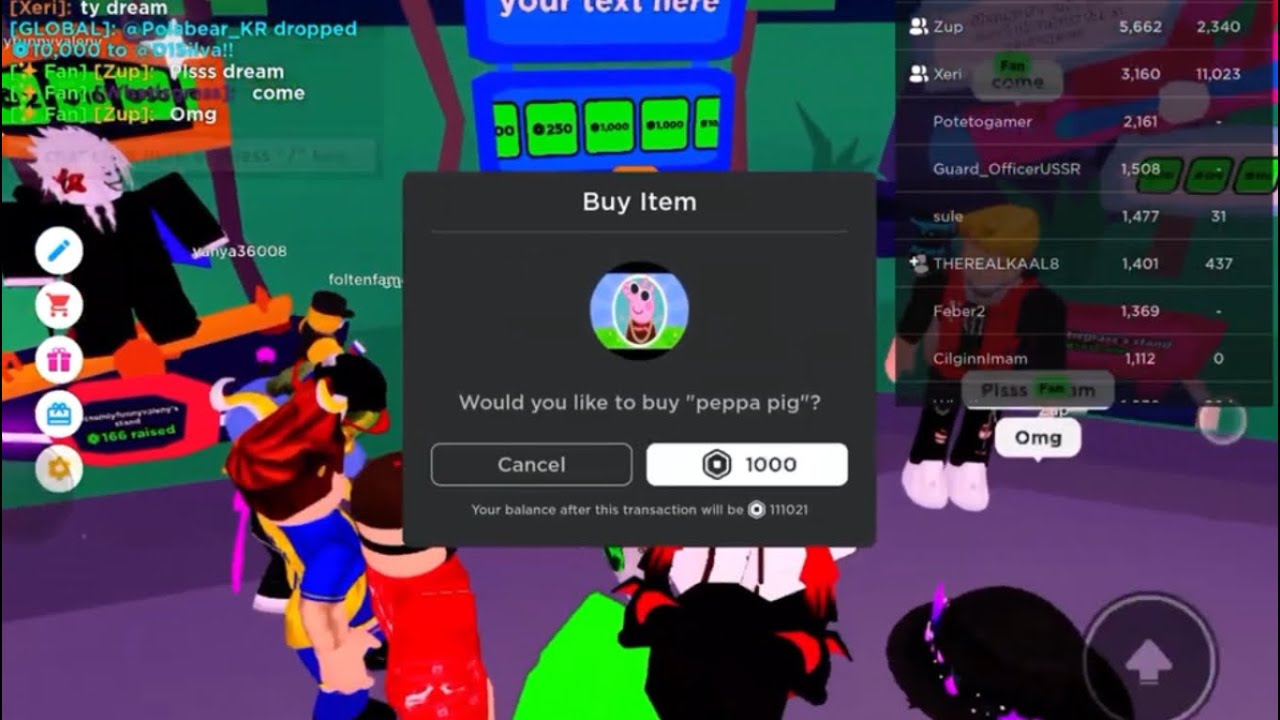 i donated 3 people 1k robux - YouTube