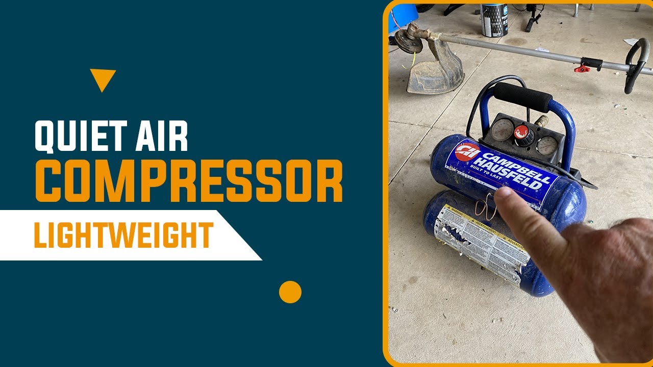 Quiet Air Compressor, Lightweight || Air Compressor Reviews - YouTube