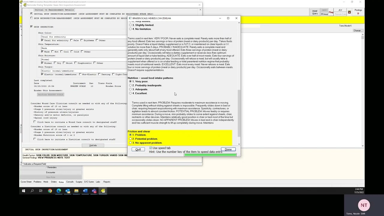 VAAES Skin Inspection/Assessment Part 1 (Overton Brooks VAMC) - YouTube