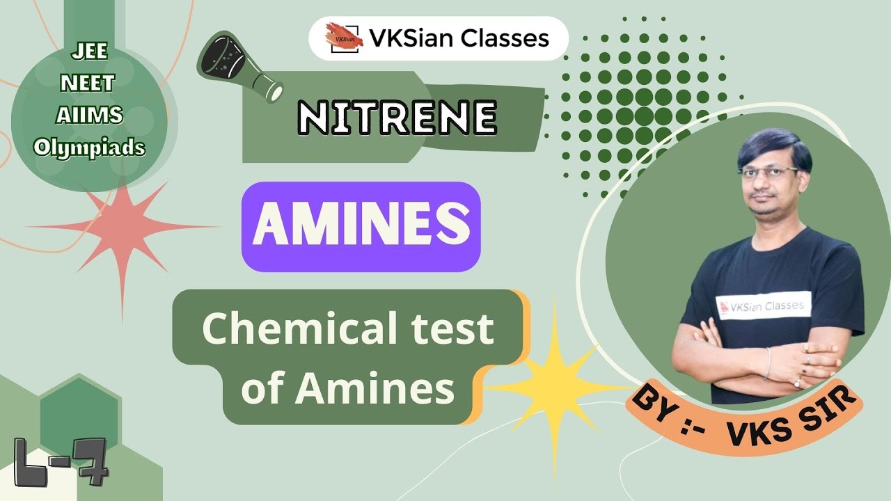 Reaction Intermediate | Nitrene | Chemical Test of Amines | JEE | NEET ...
