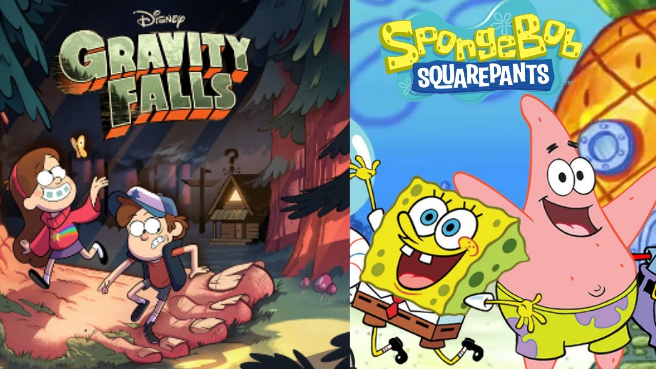 Gravity Falls vs. SpongeBob SquarePants - YouTube