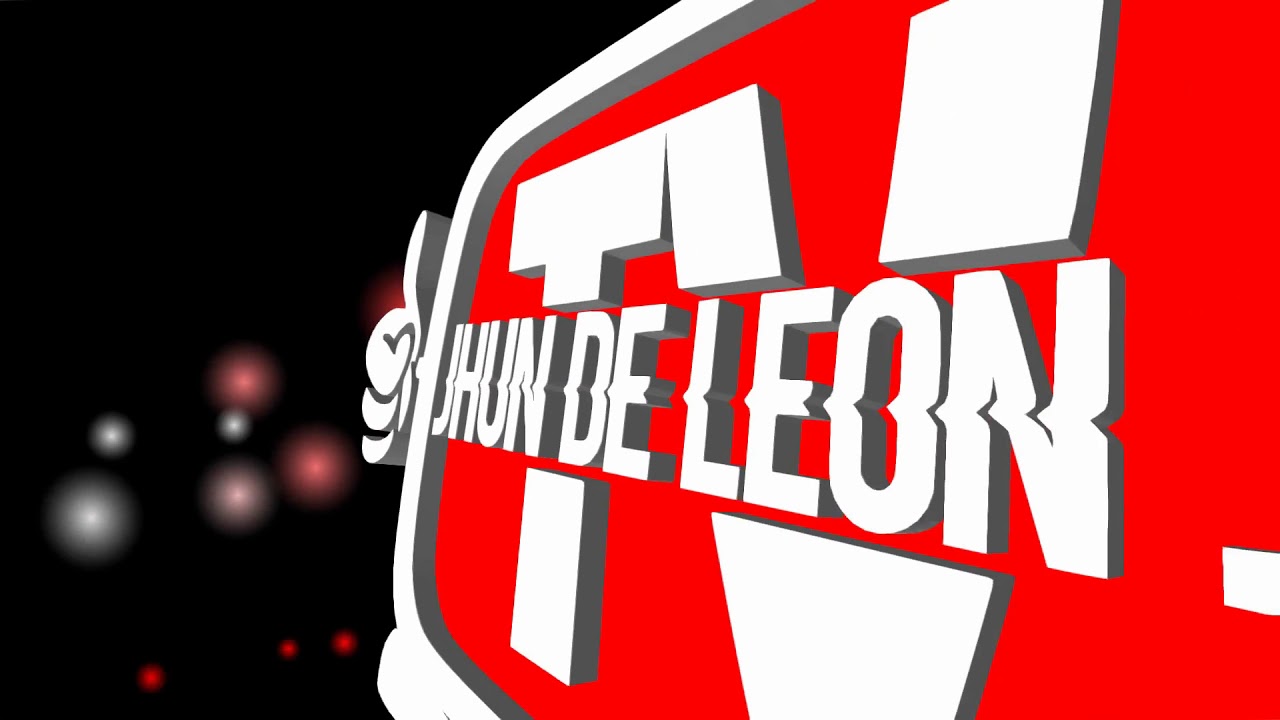 JHUN DE LEON JR TV OPENING 3D LOGO (3D VISUAL) - YouTube