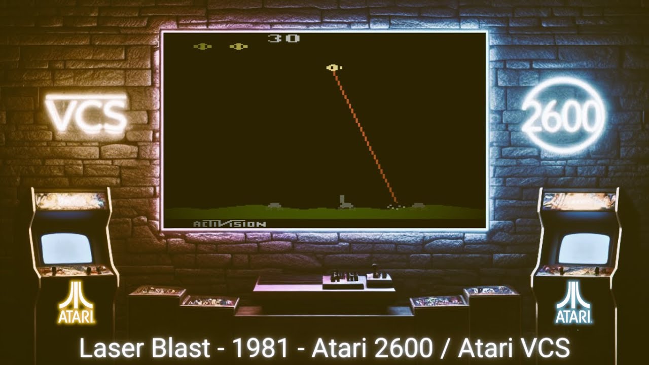 Laser Blast - 1981 - Atari 2600 ( Atari VCS ) - YouTube