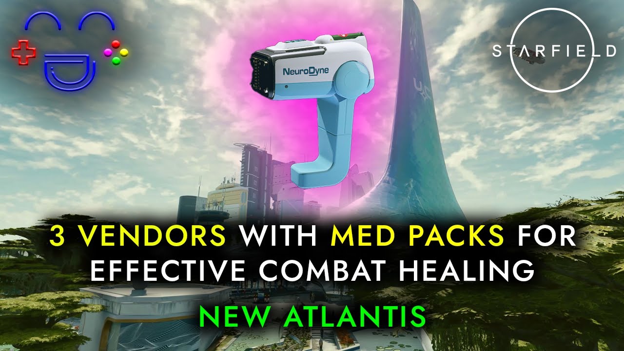 3 Med Pack Sellers in New Atlantis Starfield - YouTube