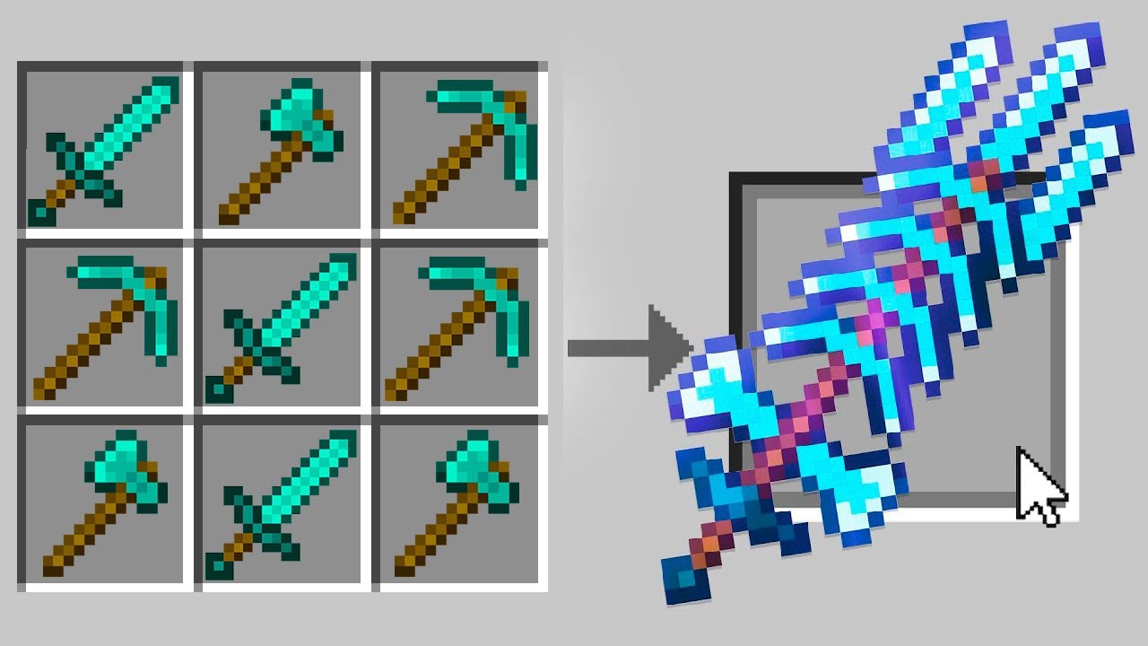 como craftar MULTI FERRAMENTAS no minecraft... - YouTube