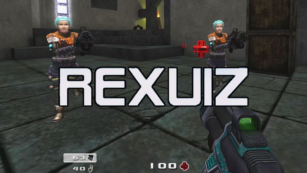 Rexuiz FPS Shooter Game - YouTube