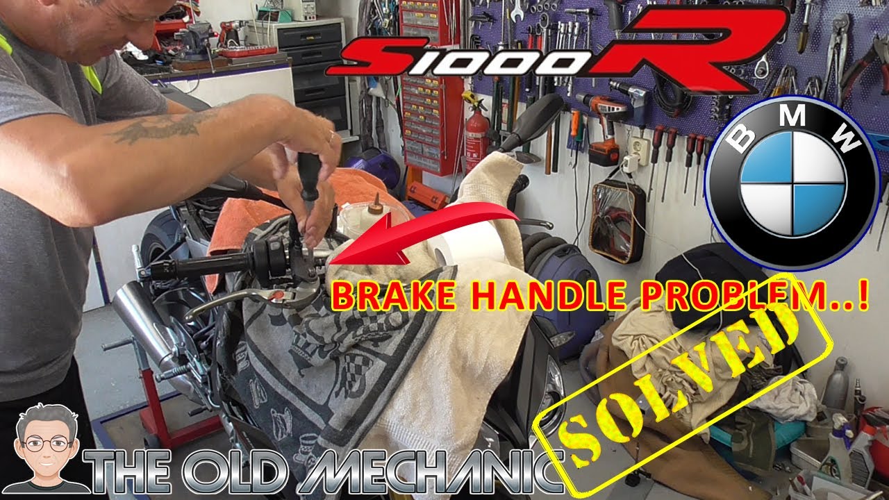 BMW S1000R BRAKE HANDLE STUCK..? THIS IS HOW TO FIX IT YOURSELF - YouTube