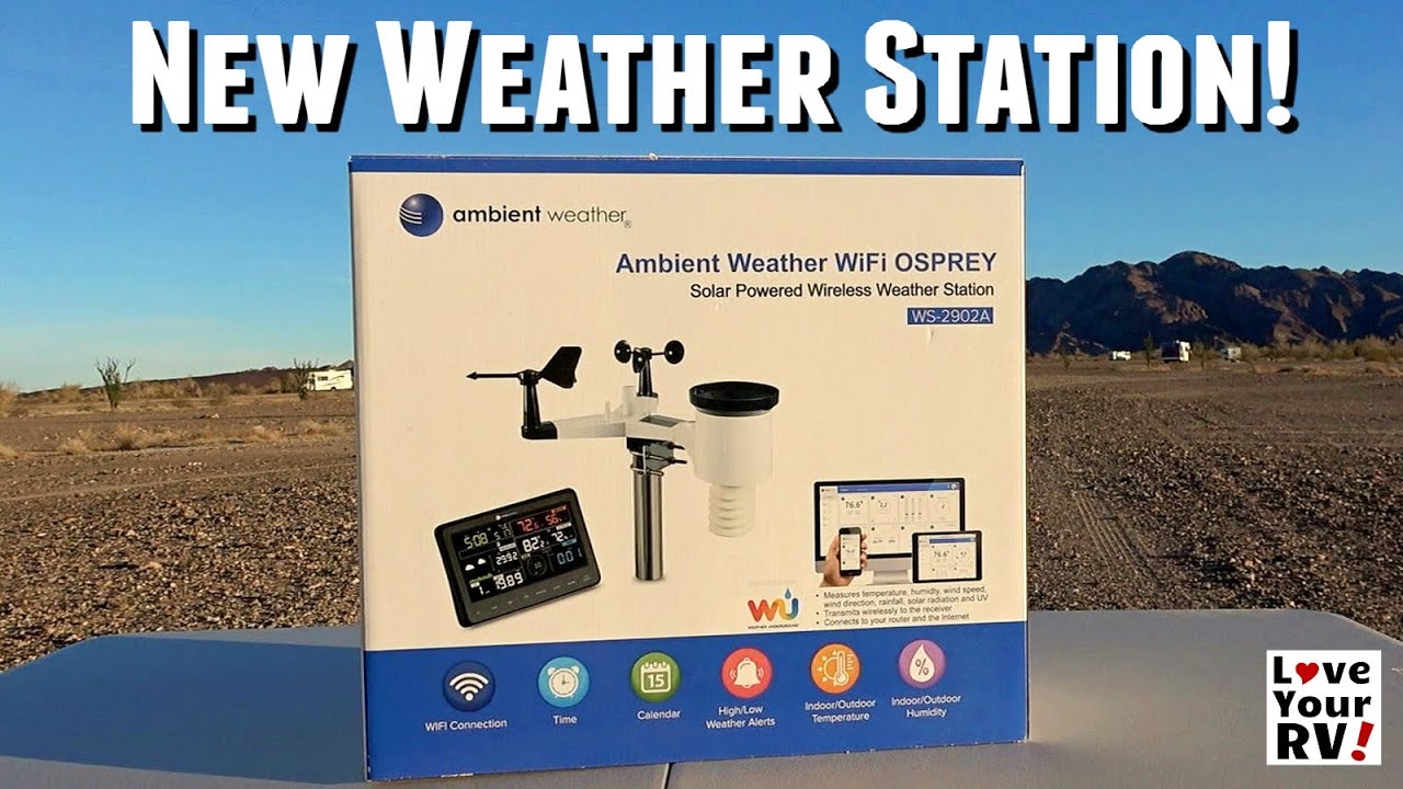 Christmas RV Goodie! - Deluxe Weather Station for the Rig - YouTube