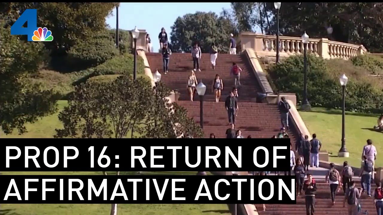California's Proposition 16 Brings Back to Affirmative Action ...