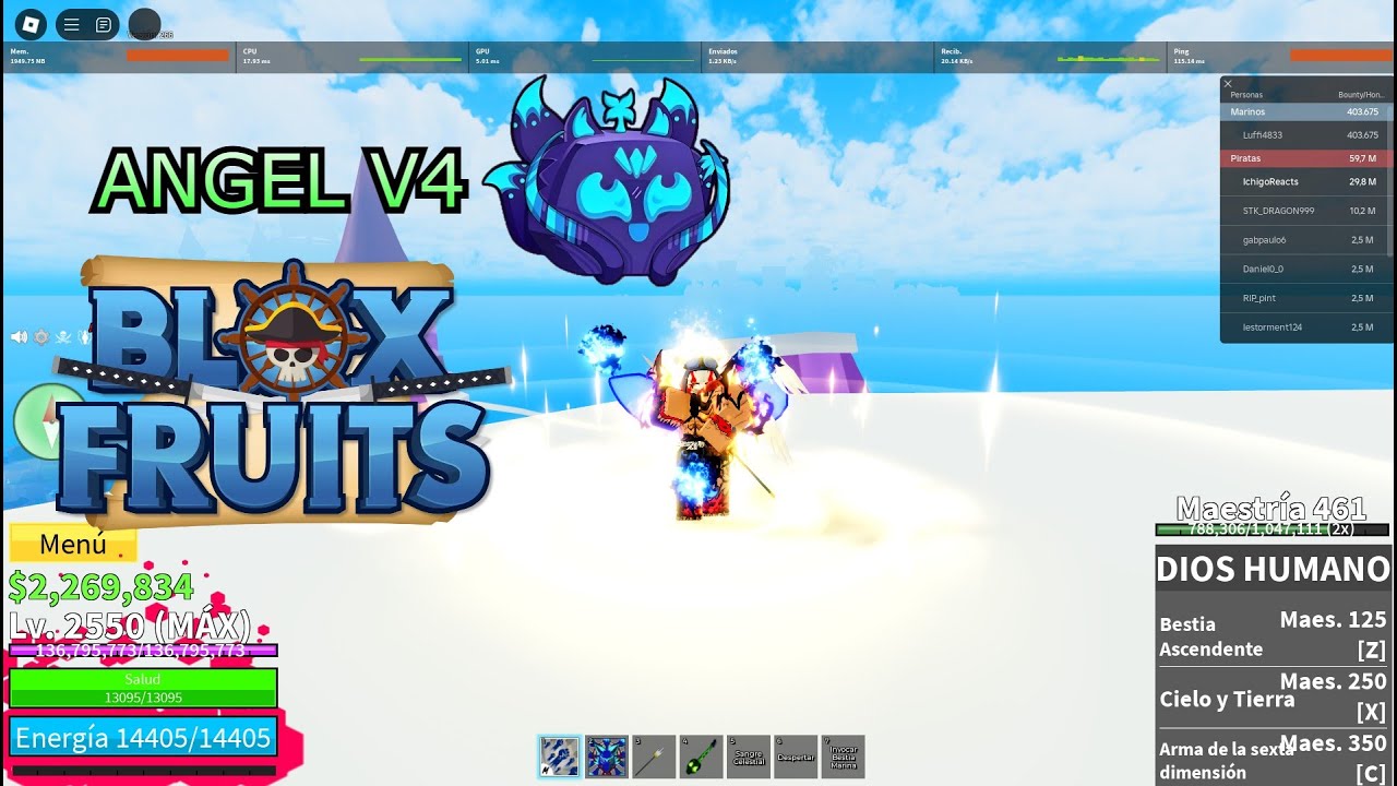 Por esto la Angel V4 es la mejor 💀 | Blox Fruits PVP - YouTube