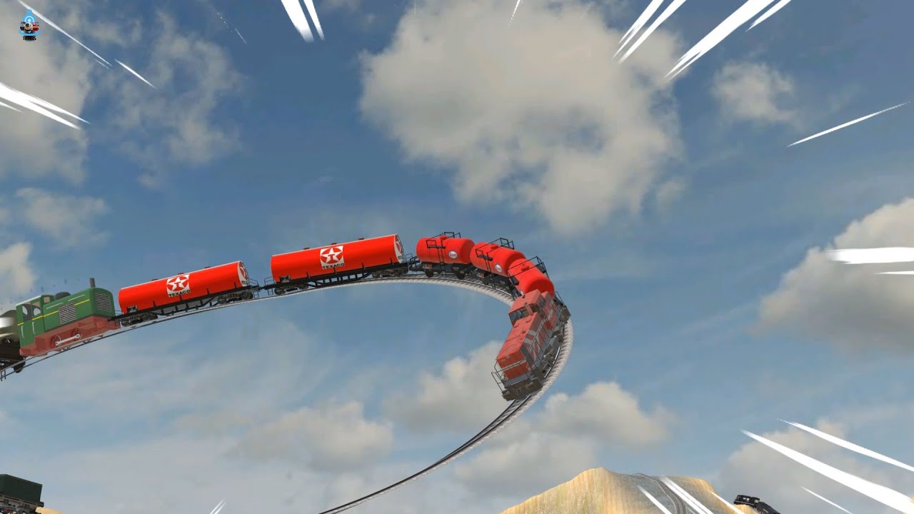 HIGHLIGHT II Train Crash Jump and high speed #Eps 02 🔴 Eps 25 - YouTube