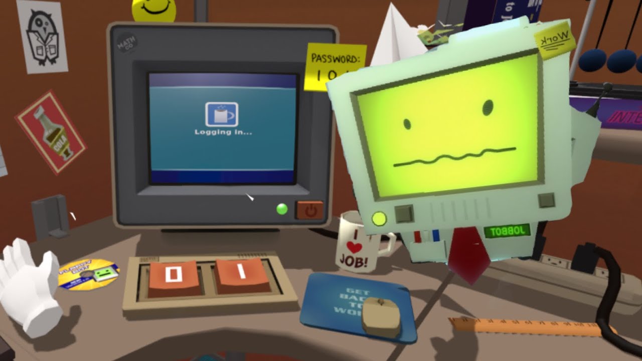 Job simulator (part 1) office worker #jobsimulator #funny - YouTube