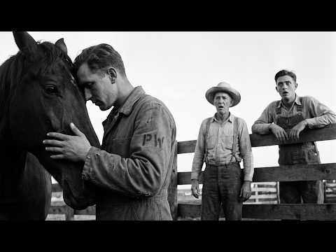 Als alle amerikanischen Farmer versagten – wusste nur der deutsche Gefangene, was das Pferd brauchte