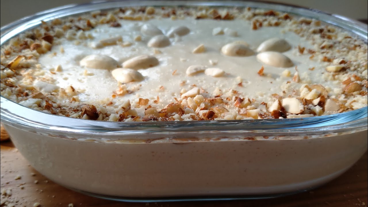 Almond Pudding |Almond Recipe |ബദാം പുഡിങ് | Food Moments - YouTube