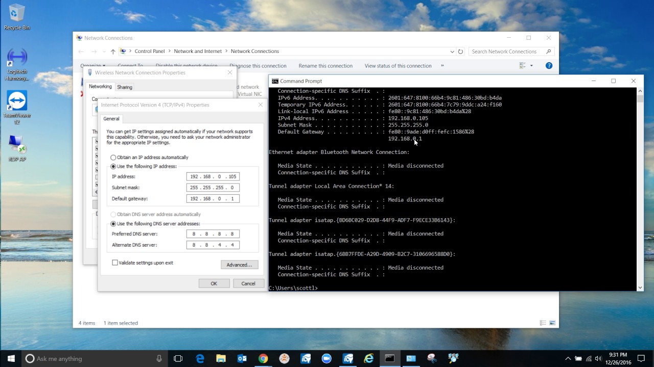 Set a Static IP Address on a Computer - YouTube