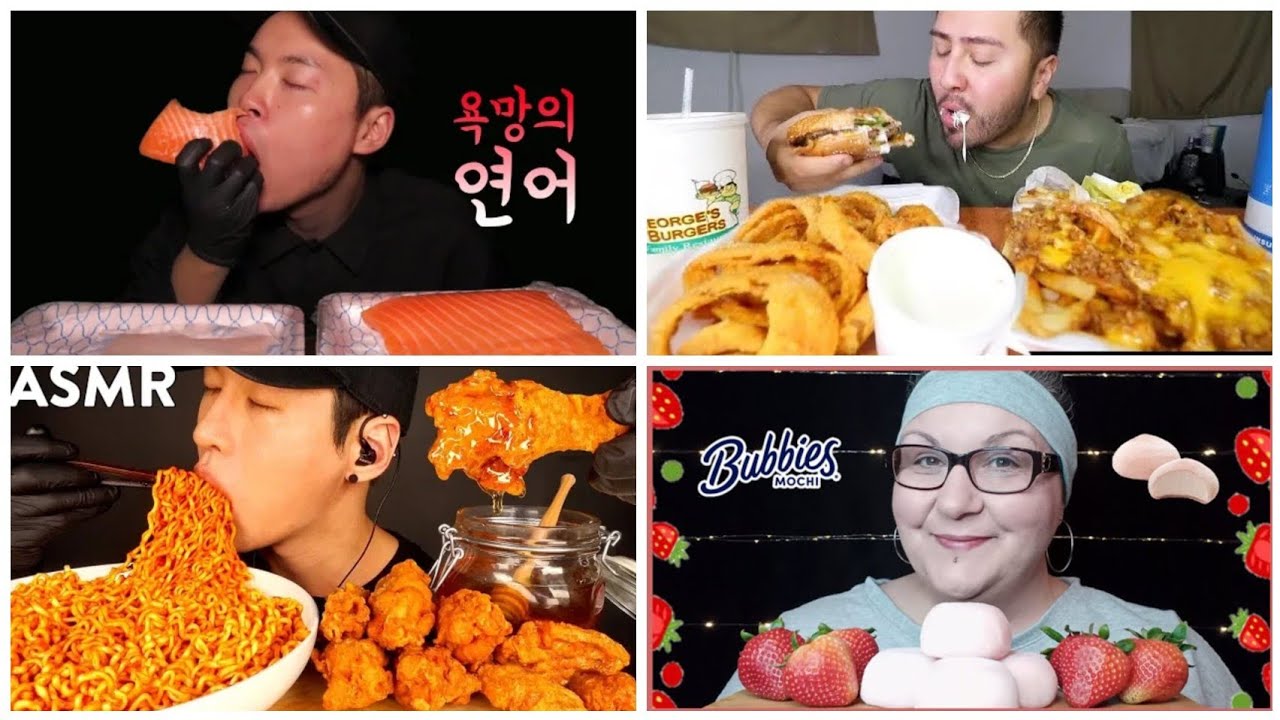 Random mukbang compilation - YouTube