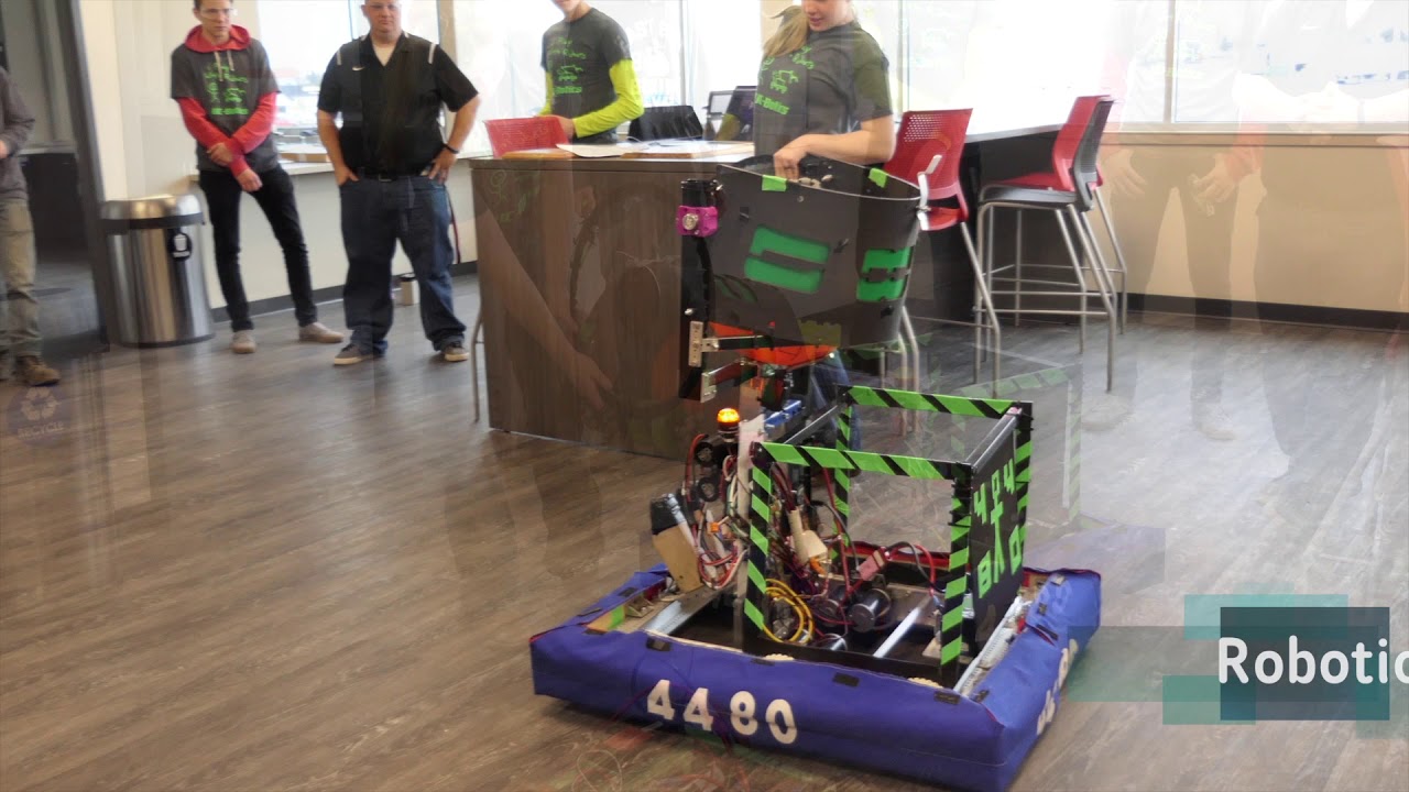 UC-Botics Visits Felling Trailers - Robots Are Fun - YouTube