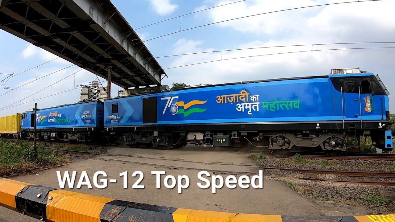 WAG 12 Top Speed with Freight Train - YouTube