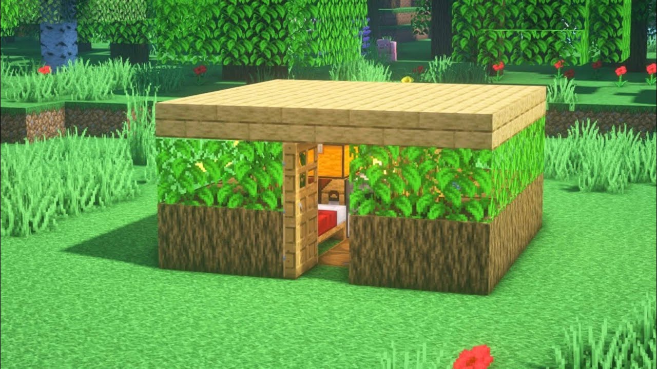 Minecraft Starter House | How to Build a Simple Starter House in ...