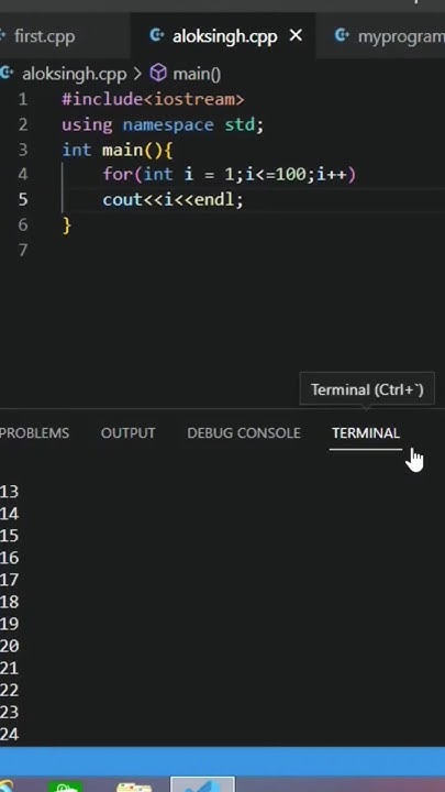 Day 7/100 ! Learning C++ ! How to use for loop in c++ ! #cpp #coding ...