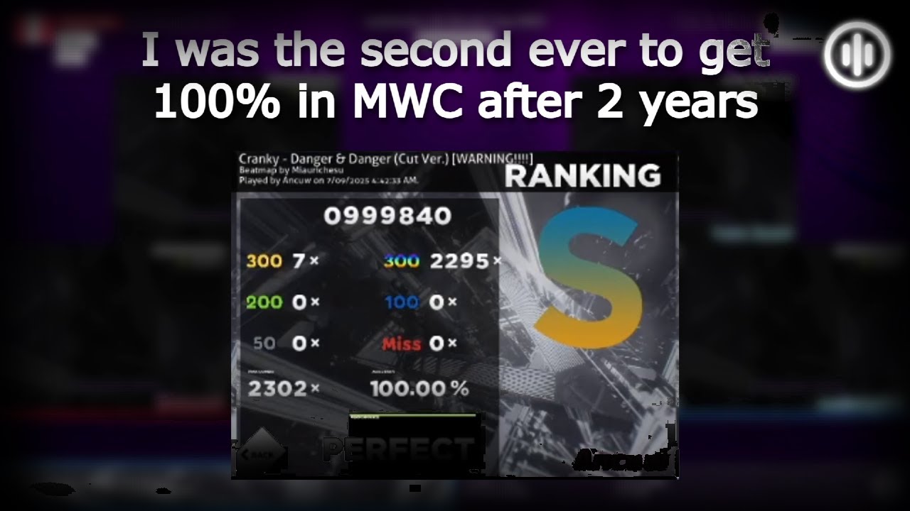 Danger & Danger (Cut Ver.) 100% 7pf #1 in the MWC - YouTube