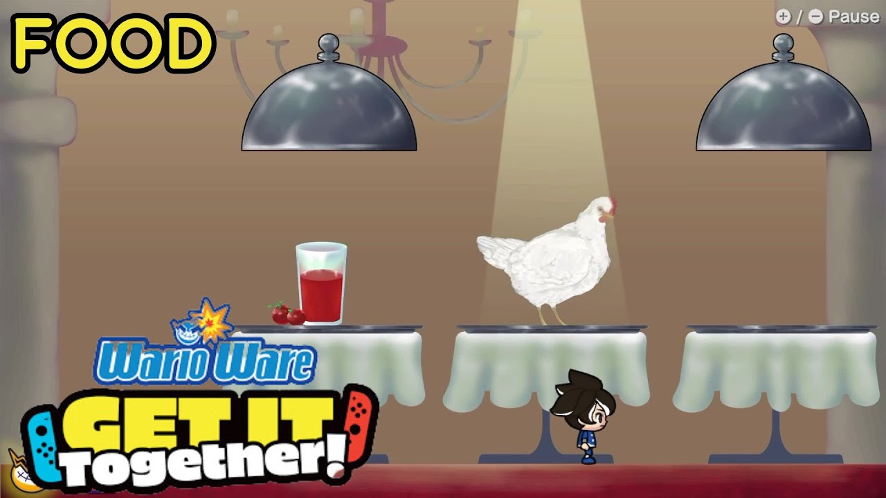 Food Part 3 - WarioWare Get It Together! - Nintendo Switch Gameplay ...