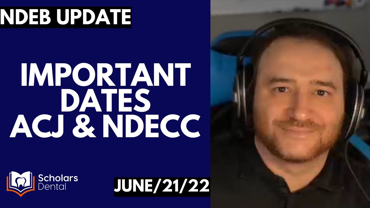 ACJ & NDECC Important Dates | NDEB Update - YouTube