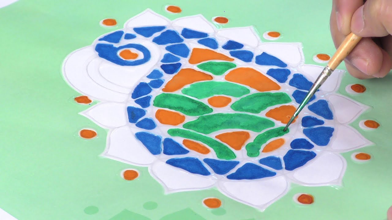 Art and Craft class 5 - Embossed Activity: Emboss Painting - YouTube