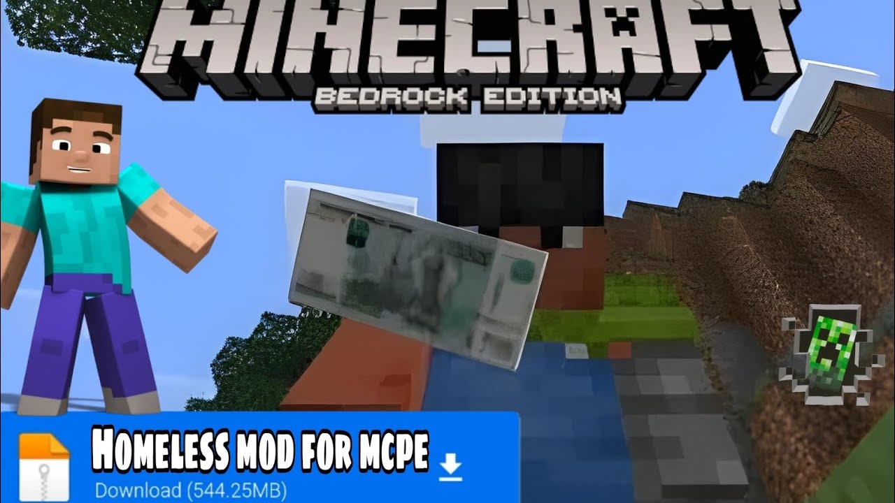 ||Homeless survival mod for minecraft pocket edition||Download 1.20 ...