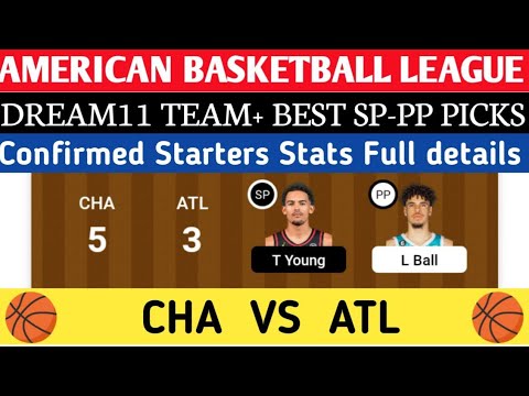 cha vs atl | cha vs atl dream11 prediction | cha vs atl dream11 team ...
