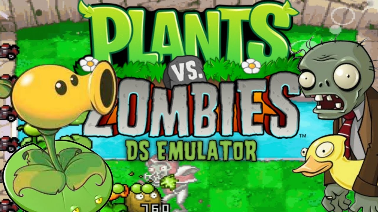 Plants vs Zombies (DS Emulator) Pool Stage 5 - YouTube