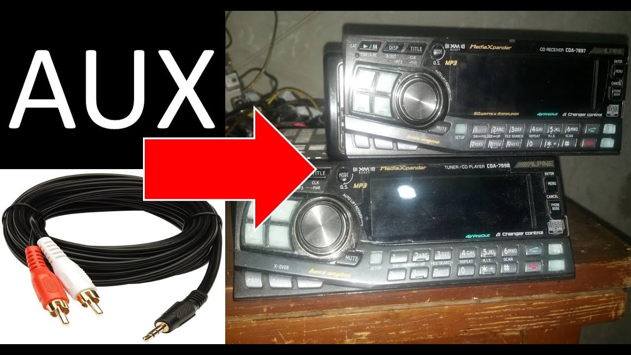 COMO HACER AUXILIAR para ALPINE 7998 y 7897 - YouTube