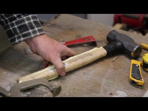 Split Hammer Handle Repair - YouTube