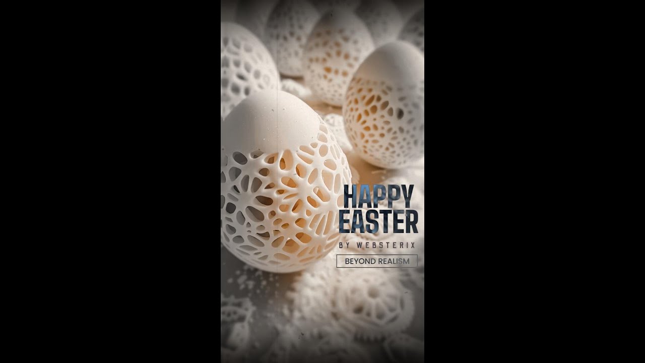 Celebrate Easter 2024 with Mind-Blowing Fractal Carved Eggs! - YouTube