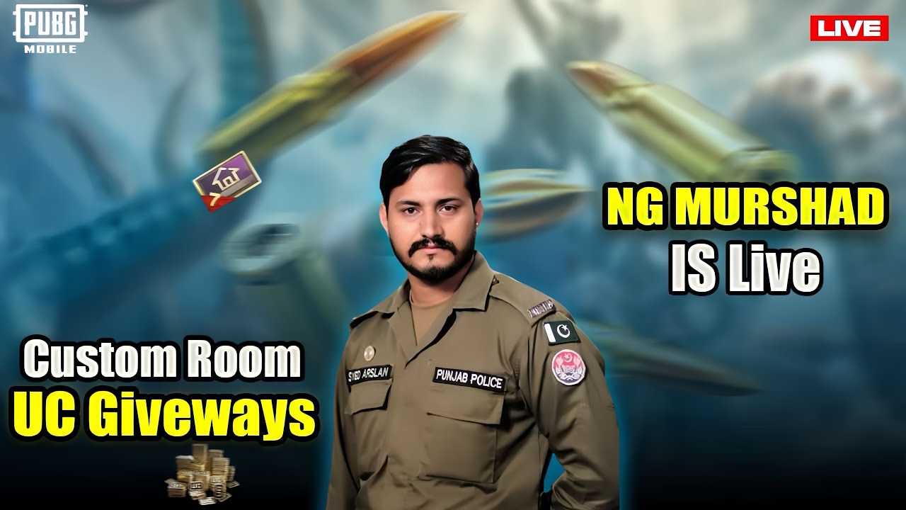 YOUTUBERS + TIKTOKARS CUSTOM ROOM | NG MURSHAD IS LIVE ||PUBG MOBILE ...