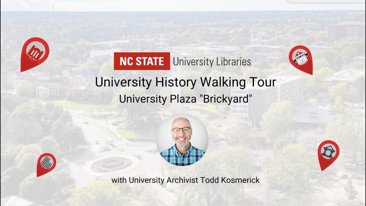 University History Walking Tour: University Plaza "Brickyard" - YouTube
