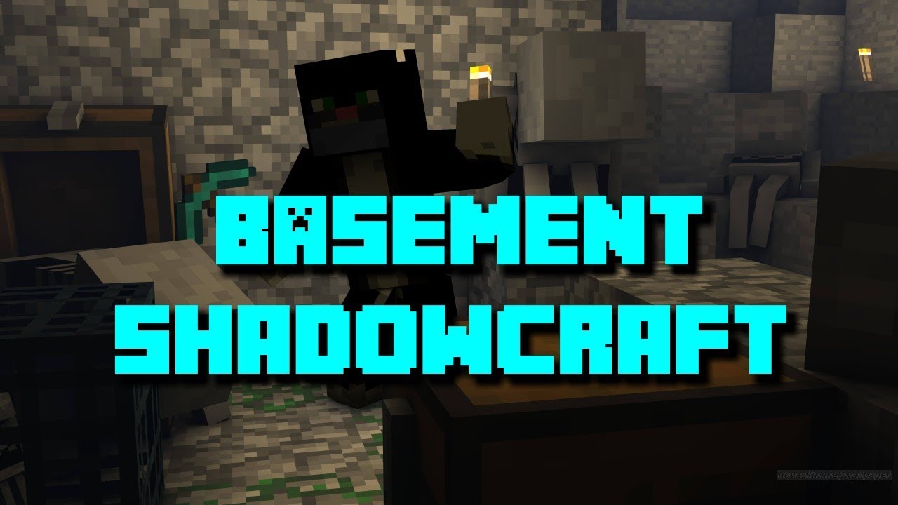 Rebuilding Ldshadowly's Shadowcraft House Ep. 4 | Basement/ Skull wall ...