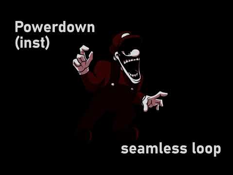 Powerdown V1 instrumental 1 hour seamless loop FNF Mario's Madness V2 - YouTube