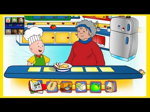 Caillou: Cooking - prepare dishes with Caillou | How to Play - YouTube