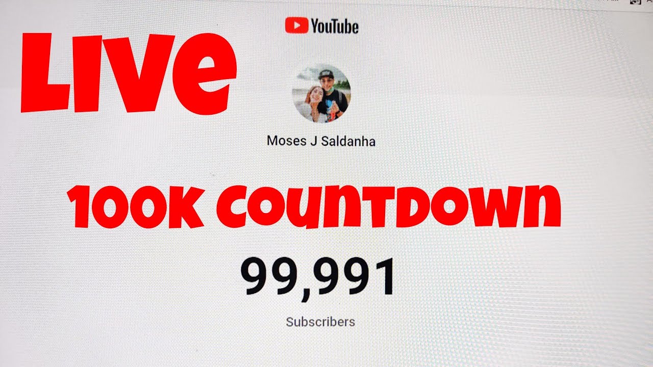 100k Live Countdown - YouTube