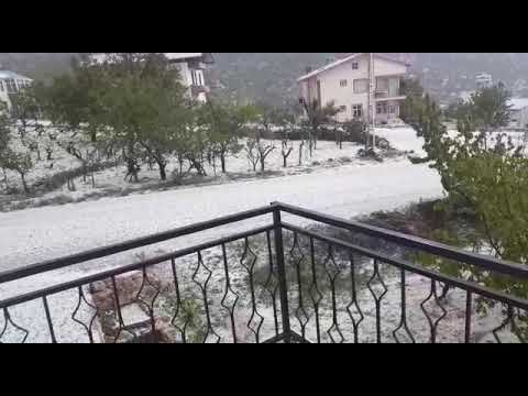 toroslarda dolu afeti 😔😔