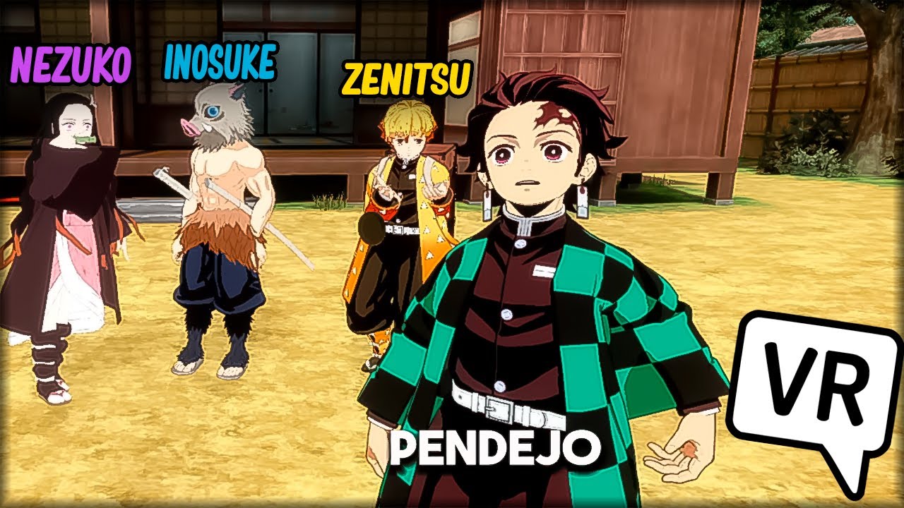 EL ENTRENAMIENTO DE TANJIRO | VRChat - YouTube