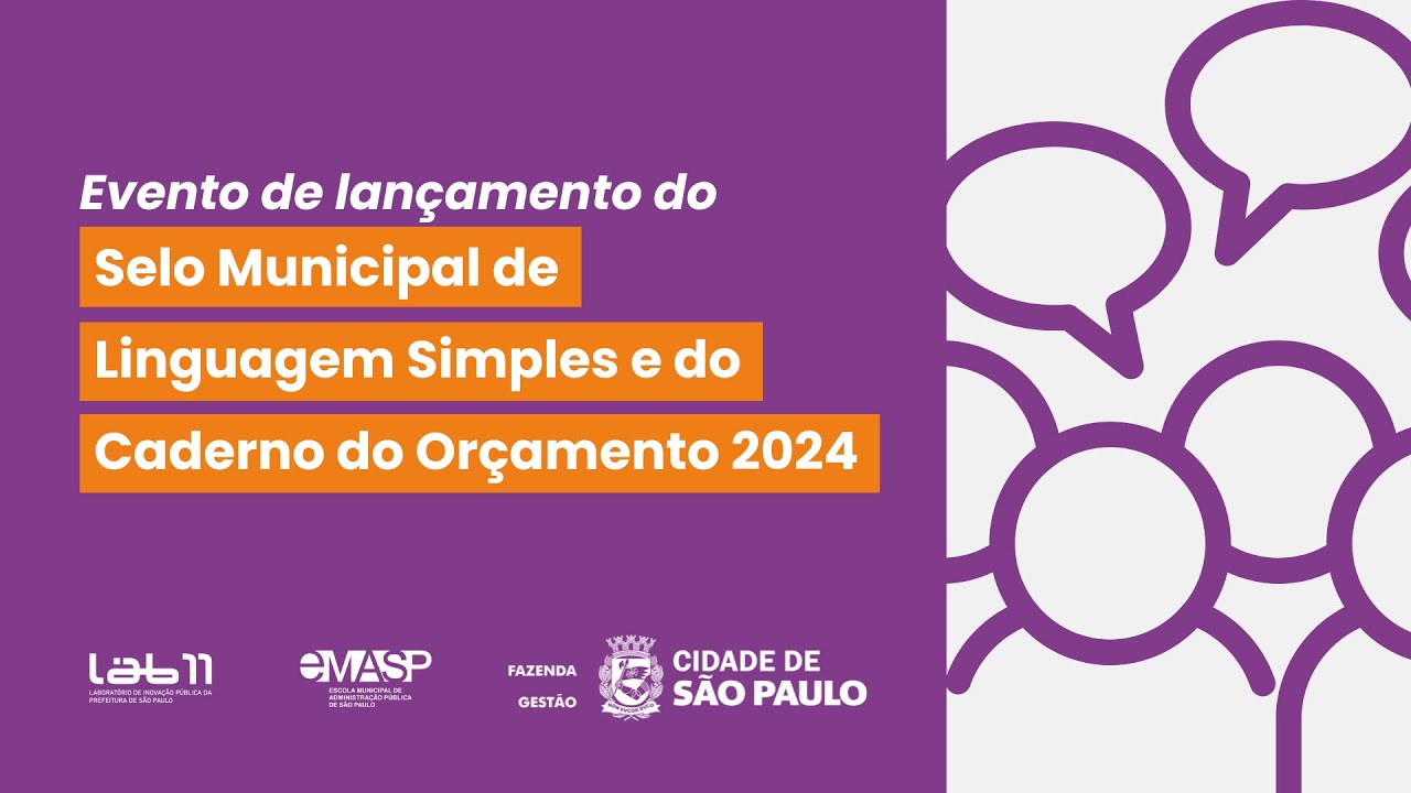 [Evento de Lançamento] Selo Municipal de Linguagem Simples e do Caderno ...