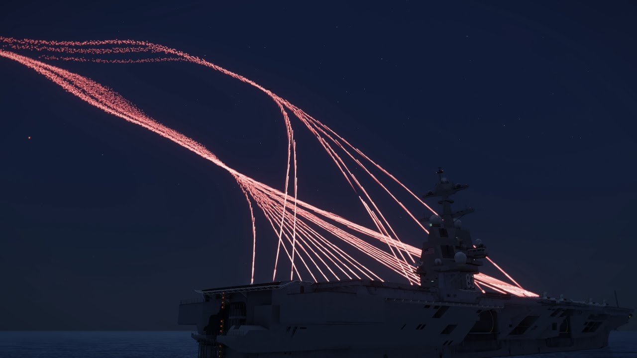 Air defense systems CRAM vs jet fighters - YouTube