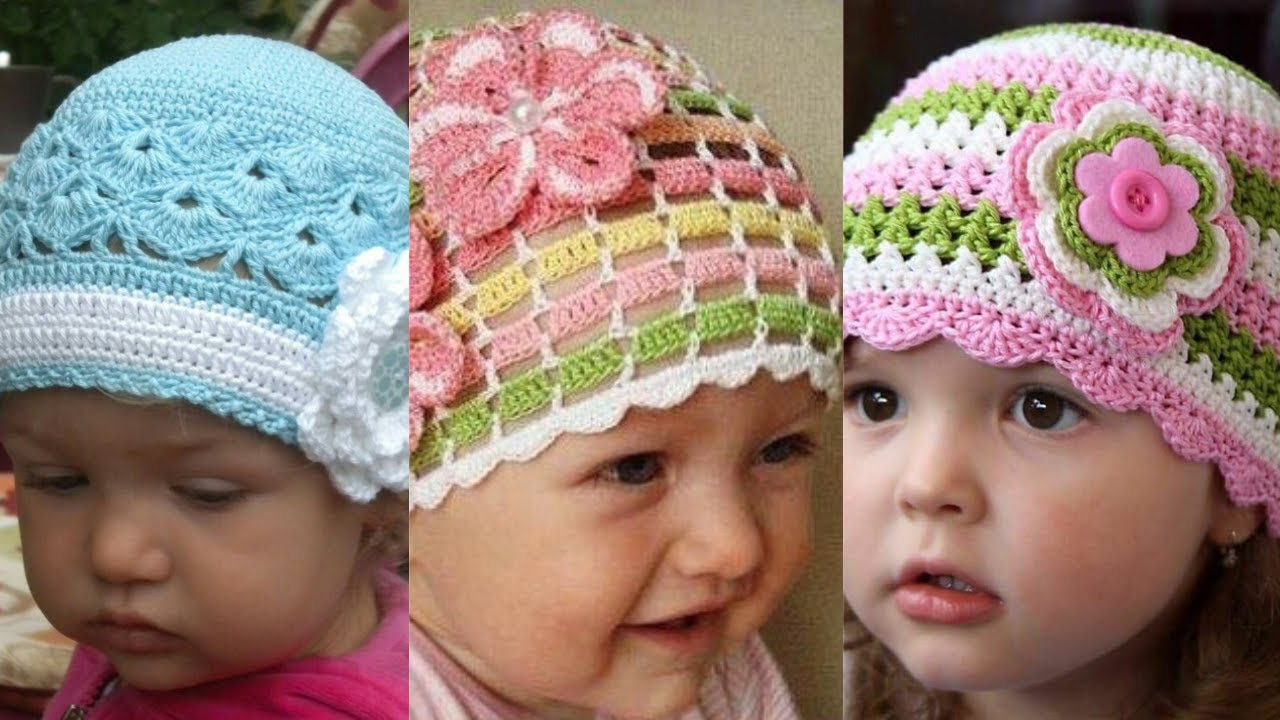 Easy Knitting Pattern Girls Topi Design | Kunuz Kitchen & Art - YouTube