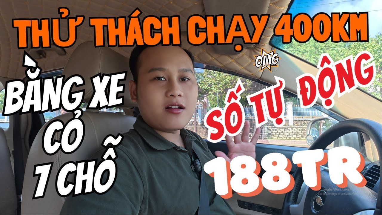 Thử Thách Chạy Liên Tục " 400km " Bằng Xe Cỏ 7 Chỗ Số Tự Động Giá 188 Triệu Và Cái Kết - YouTube