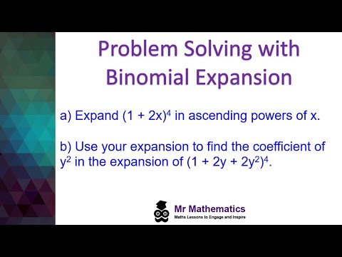 Problem Solving with Binomial Expansion | AS Maths | Mr Mathematics ...